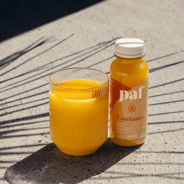 Jus Pomme Ananas Gingembre Curcuma - CONFIANCE - Les jus PAF