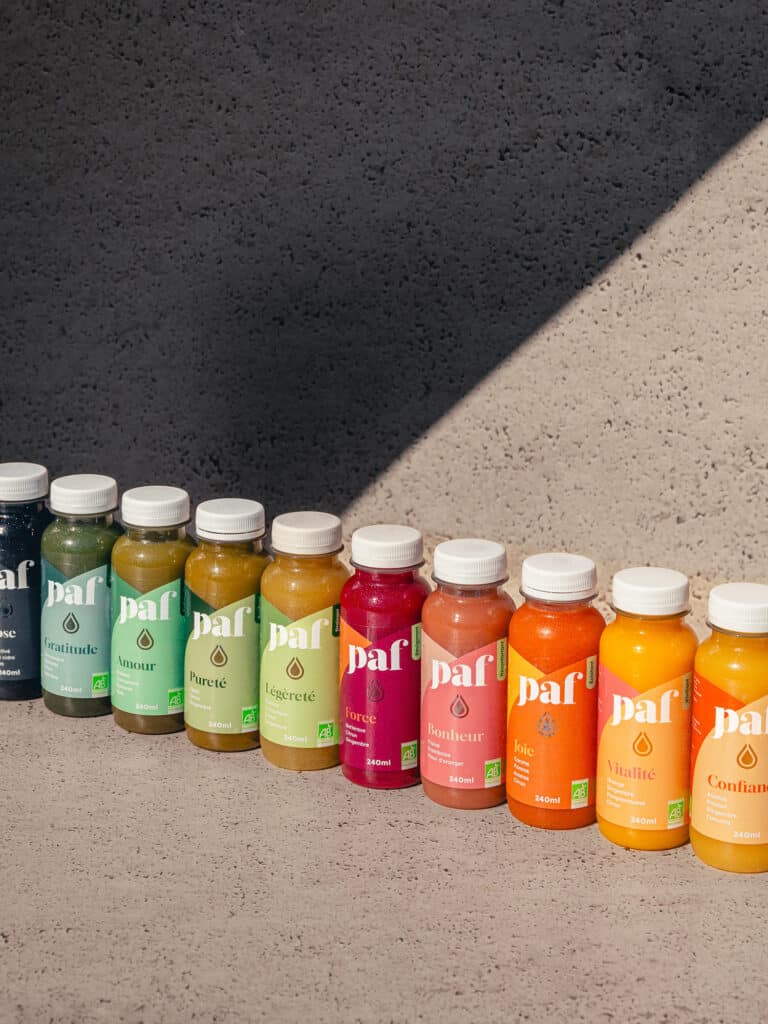 Coffret sur mesure de Jus bio et pressés à froid.